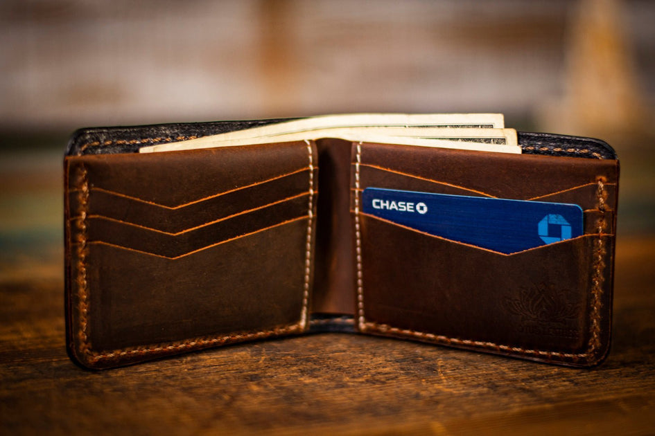 💼 Handmade Leather Wallets | Tooled Bifold & Money Clips – Lotus Leather